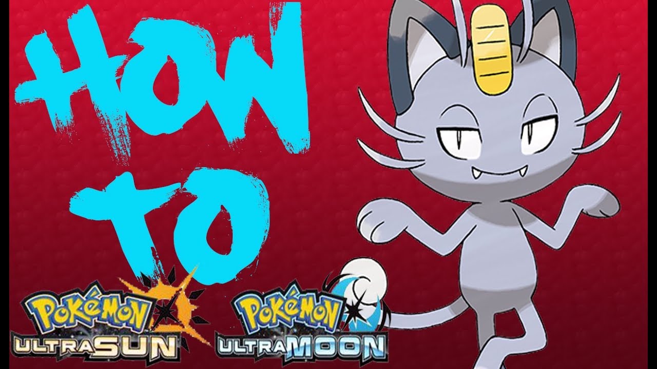 How To Find The Missing Meowth [Ultra Sun and Ultra Moon] - YouTube