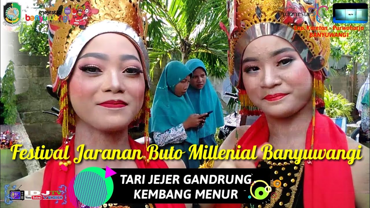 TARI JEJER GANDRUNG - Kembang Menur |🍂| Dalam " Festival Jaranan Buto ...