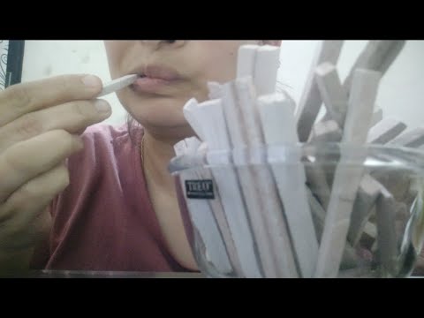 Slate pencil crunch|ASMR - YouTube