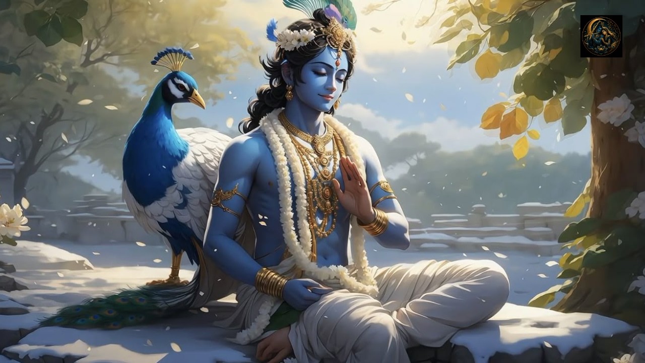 💙 Krishna's Divine Presence | Peaceful Krishna Music #Krishna #Shorts ...