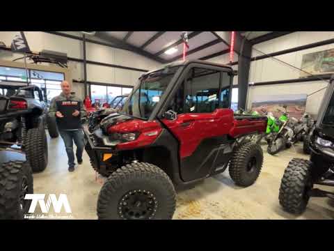 2024 Can-Am Defender Limited Build in Fiery Red! - YouTube