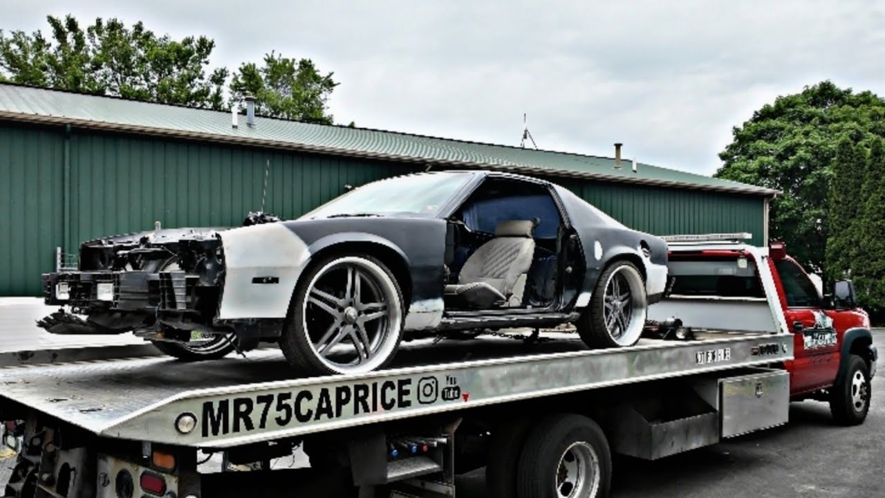 ls swap iroc camaro goes to show & go kustoms - YouTube