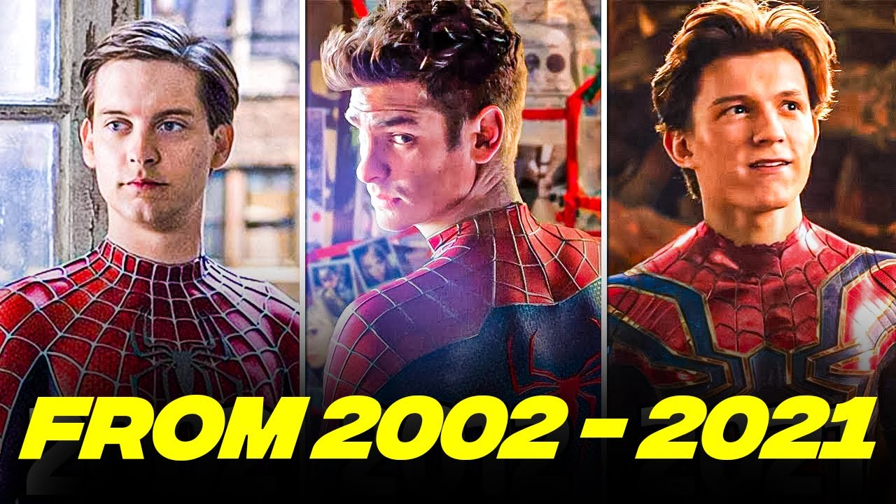 The Evolution of Spider-Man: From Tobey Maguire to Tom Holland - YouTube