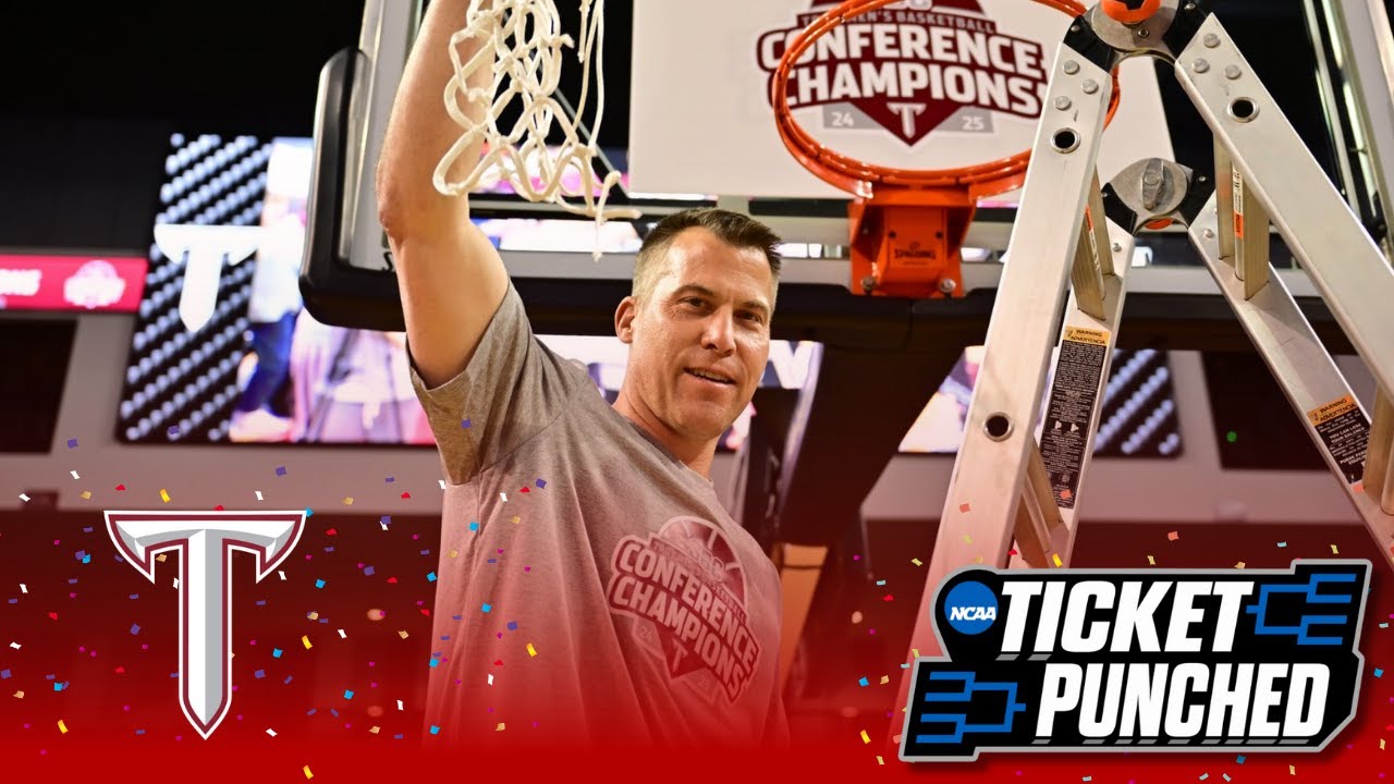 TICKET PUNCHED! Troy's Scott Cross makes his first NCAA Tournament in ...