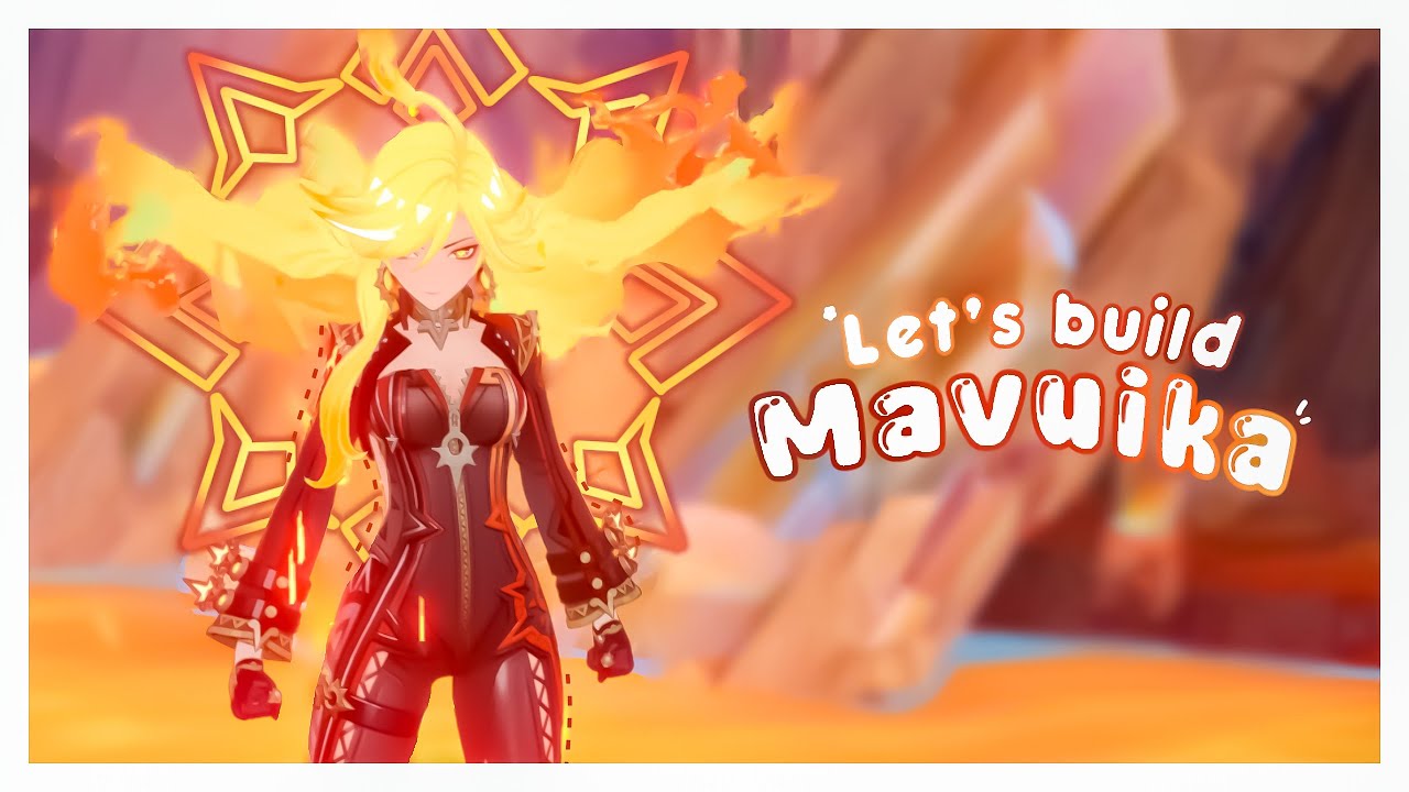 Build Mavuika with me! ⊹₊ ⋆ Cozy Genshin Gameplay - YouTube