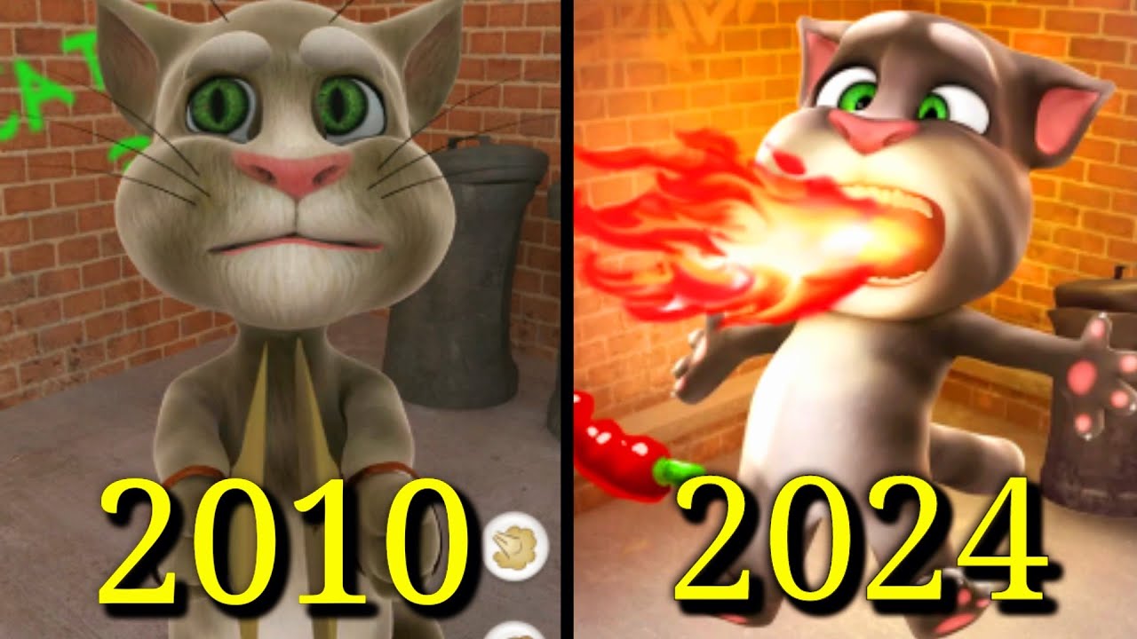 Evolution of Talking Tom Games 2010-2024 - YouTube