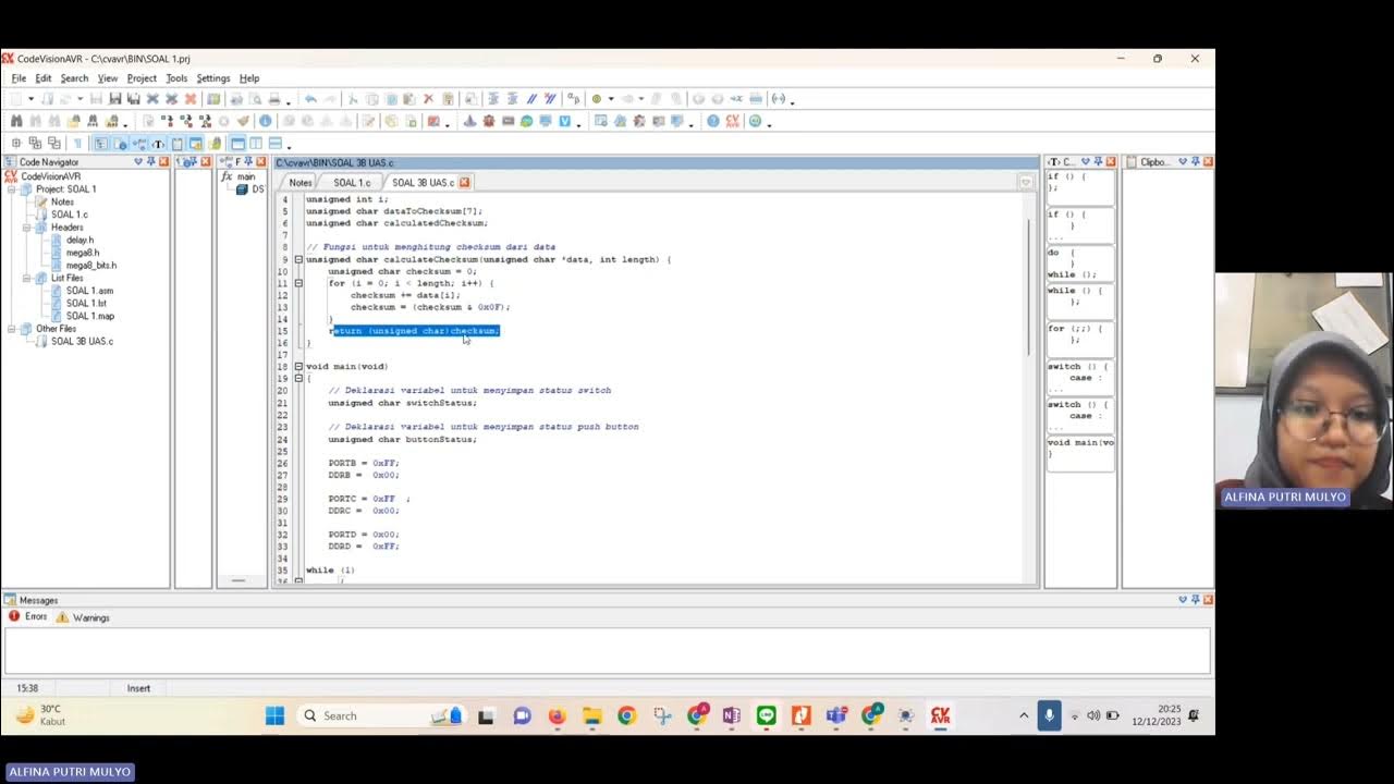 PROGRAM CHECKSUM PADA RANGKAIAN PROTEUS - YouTube
