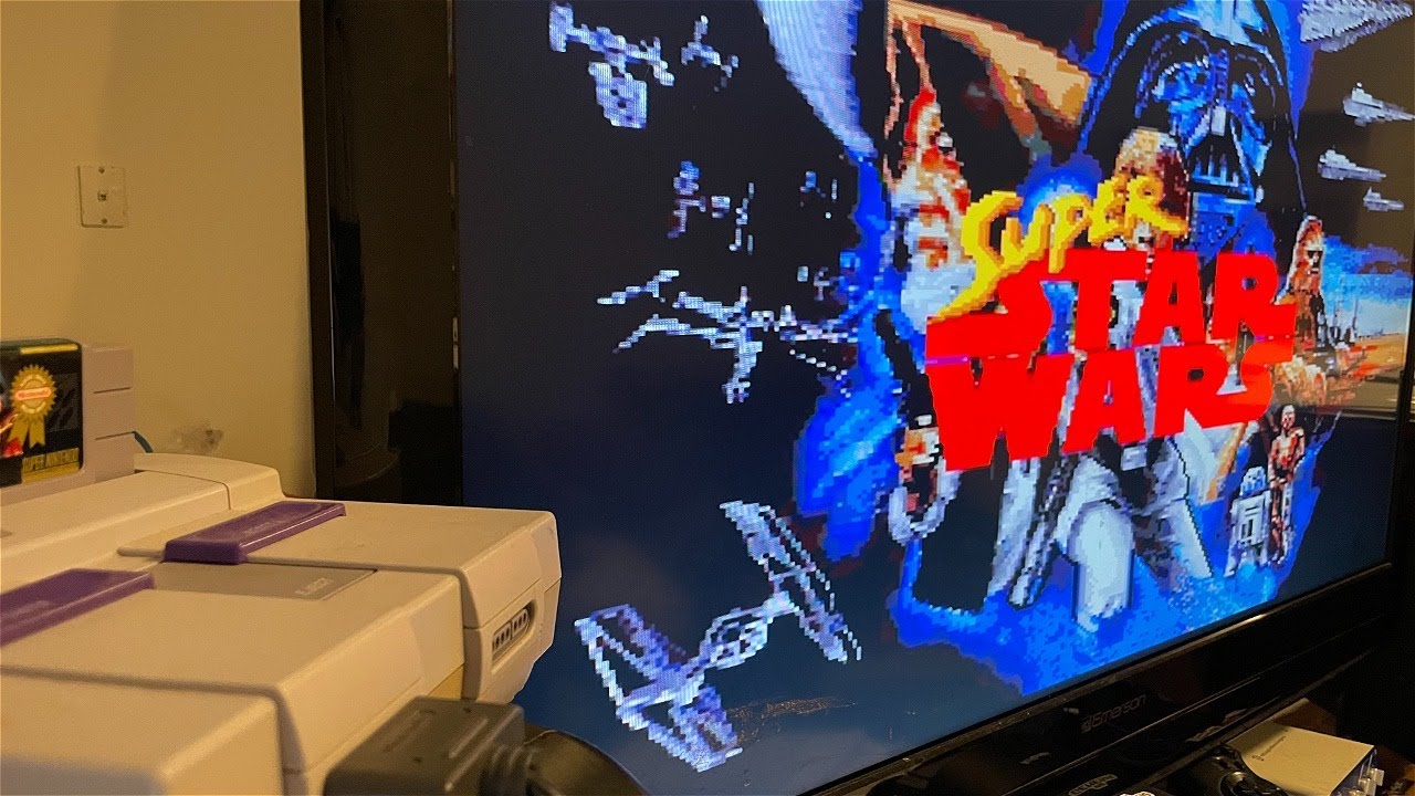 SNES Super Star Wars (Power Up And Play!) Testing Right Before Your ...