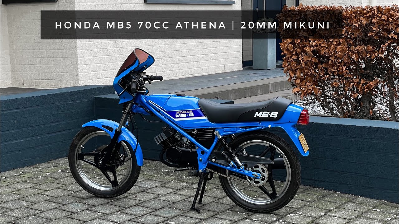 70cc Athena Honda MB5 - YouTube