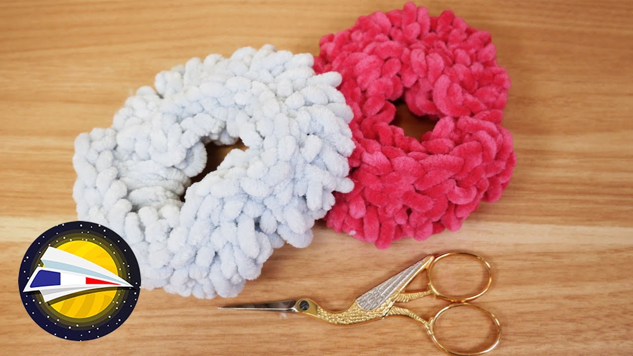 Choucou DIY | Crocheter un chouchou | Idée Crochet & Cadeau - YouTube