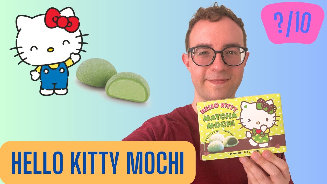 Hello Kitty Matcha Mochi - Asian Snacks - Taste Test Ep. 14 - YouTube