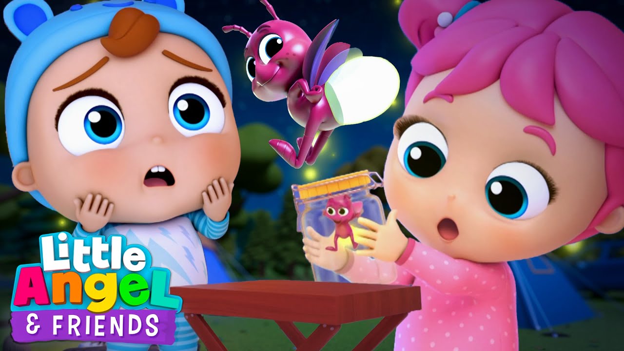 Princess Jill's Firefly Fairy Friend! Camping Song with Jill | Little ...
