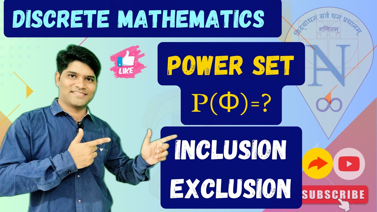 Lecture 5 on SET, Power Set, Cardinality & Inclusion Exclusion ...