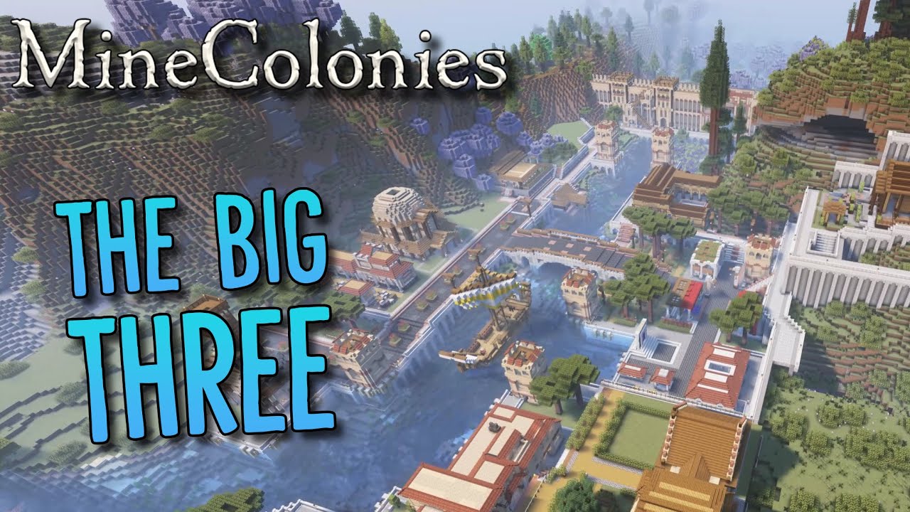 Minecolonies - Byzantine #13 Farms, Mines and Foresters! - YouTube