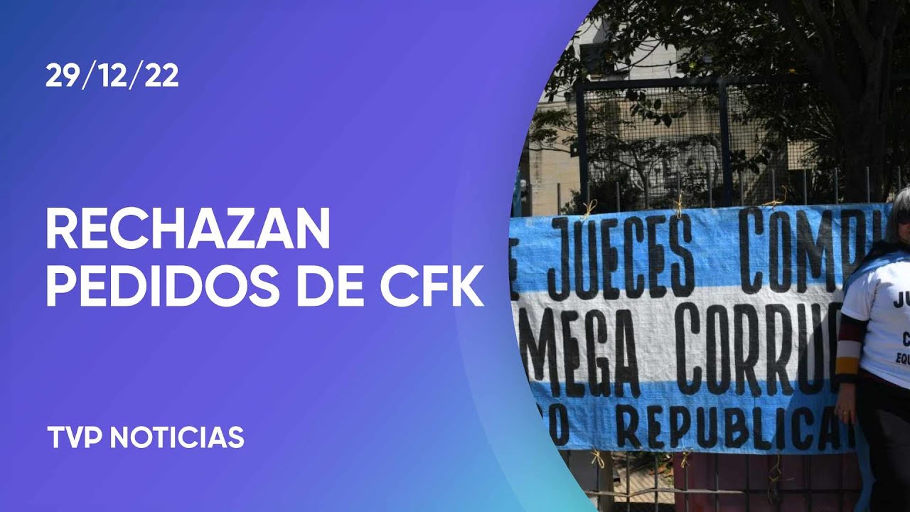 Rechazaron pedidos de CFK en la causa por intento de magnicidio - YouTube