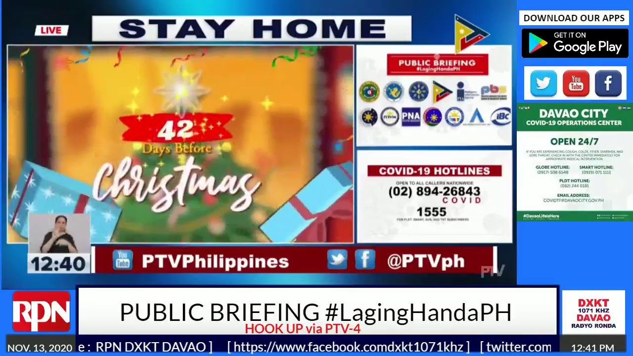 NOVEMBER.13, 2020.,LAGING HANDA, PH. - YouTube