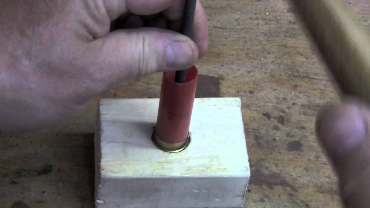 Shotshell reloading without a press - part 3 using antique tools.mov - YouTube