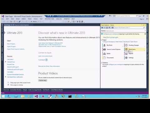 TFS ALM How to Create a Team Project