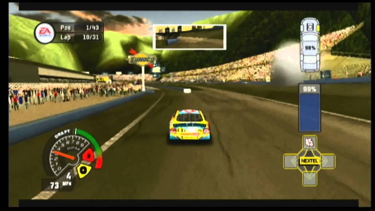 EA Sports Fantasy Tracks - NASCAR 07 - All State Speedway - YouTube