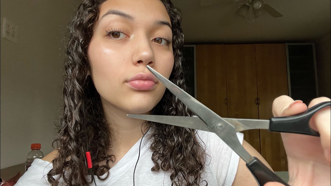 ASMR~ giving you a haircut in 5 mins - YouTube
