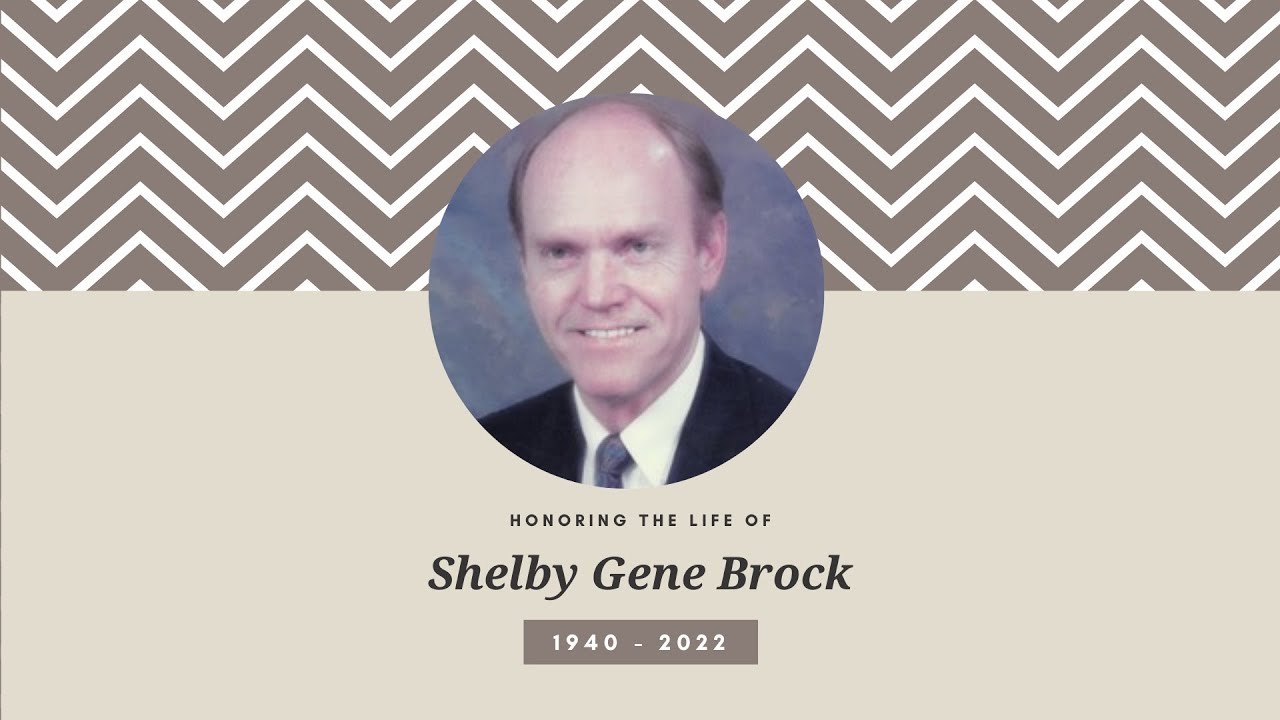 Shelby Gene Brock Funeral Service - YouTube