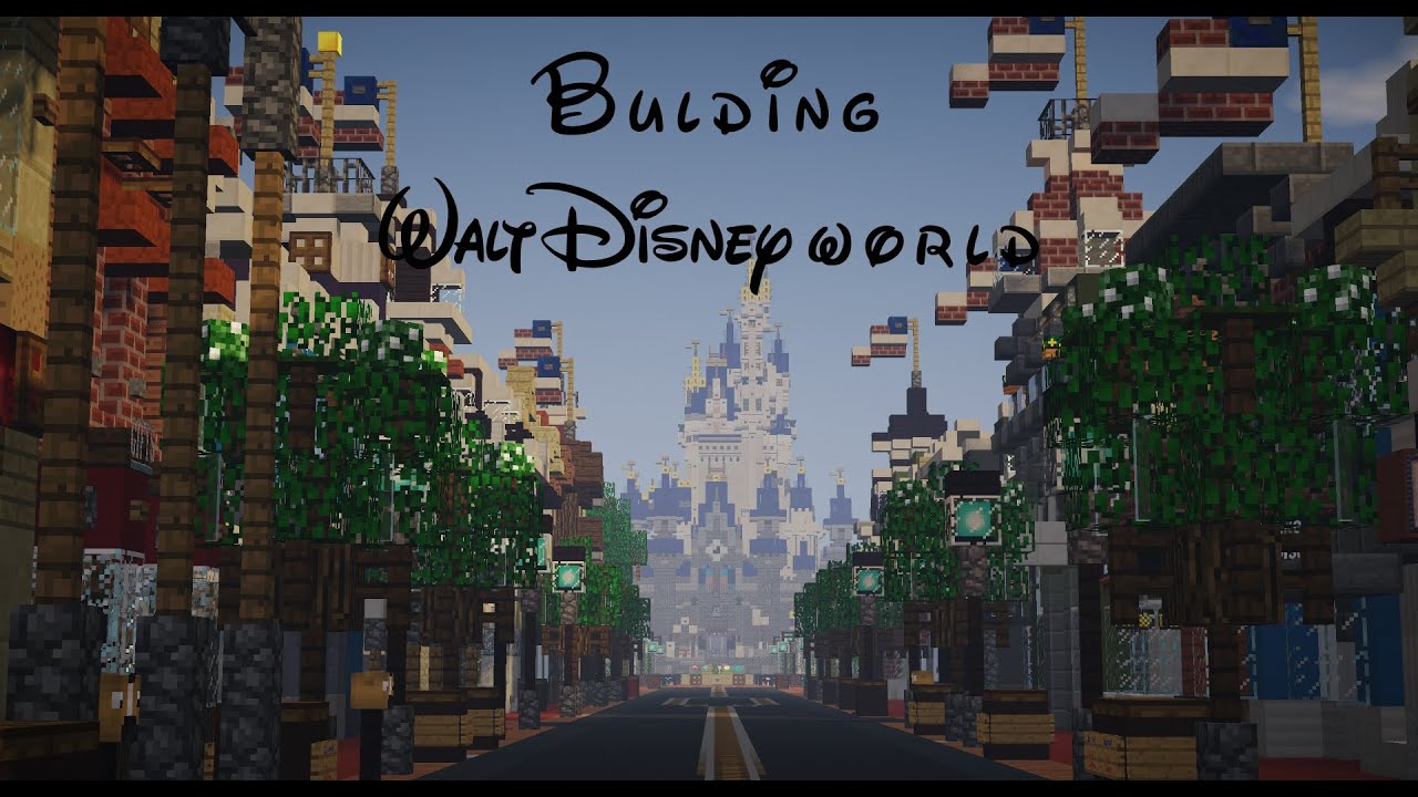Building Walt Disney World in Minecraft | Epcot; World Showcase - YouTube