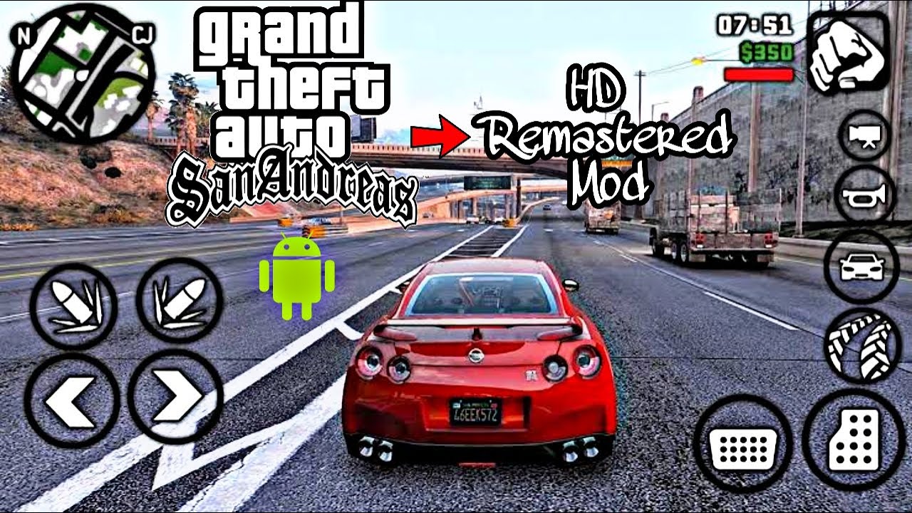GTA SA | HD Graphics MOD | Gameplay - YouTube