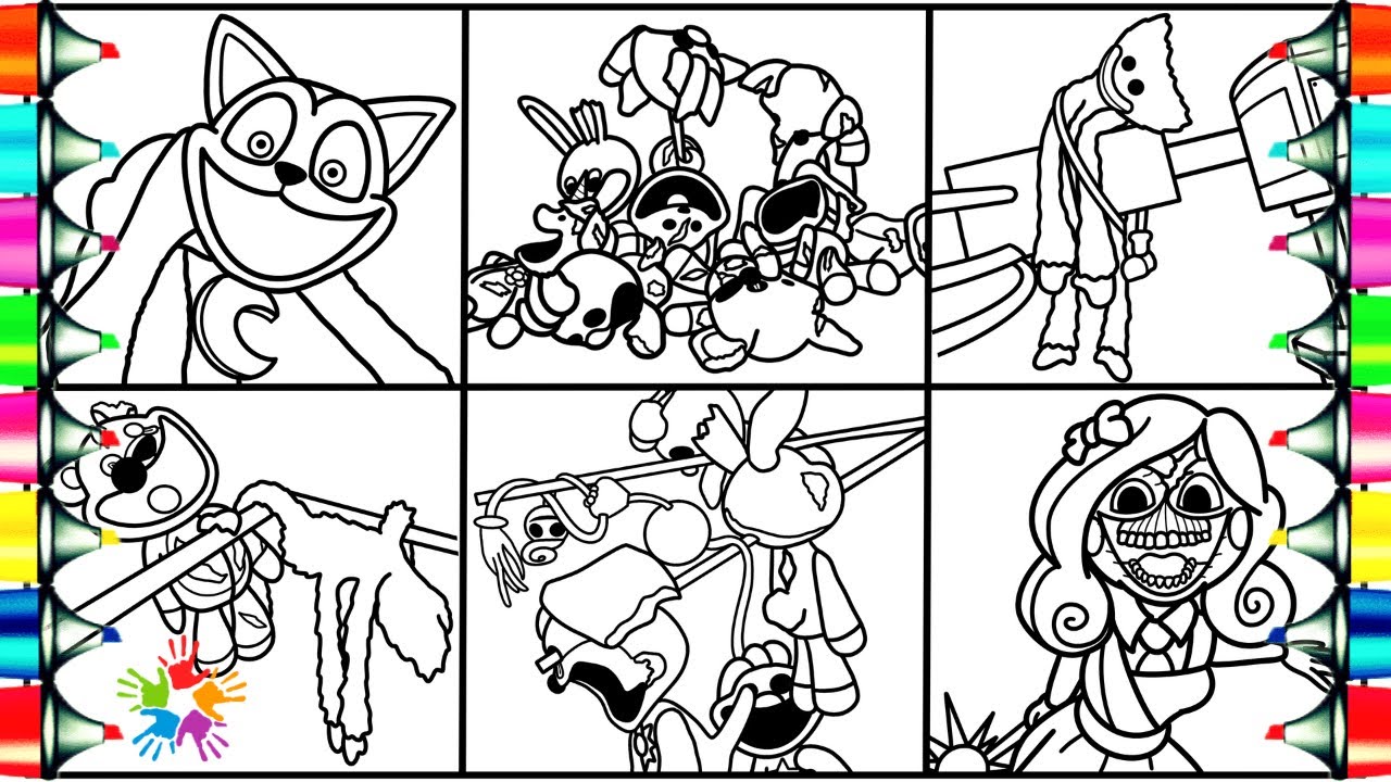 Poppy Playtime Chapter 3 New Coloring Pages / How To Color Secret ...