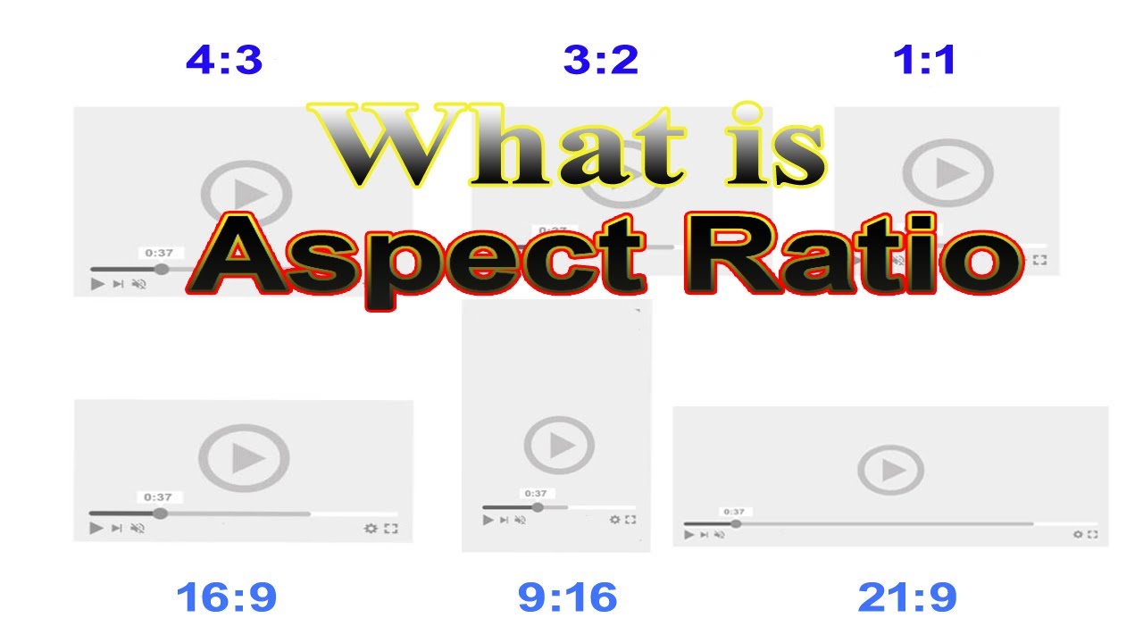Aspect Ratio Explained by Aminallah Babrakzai - YouTube
