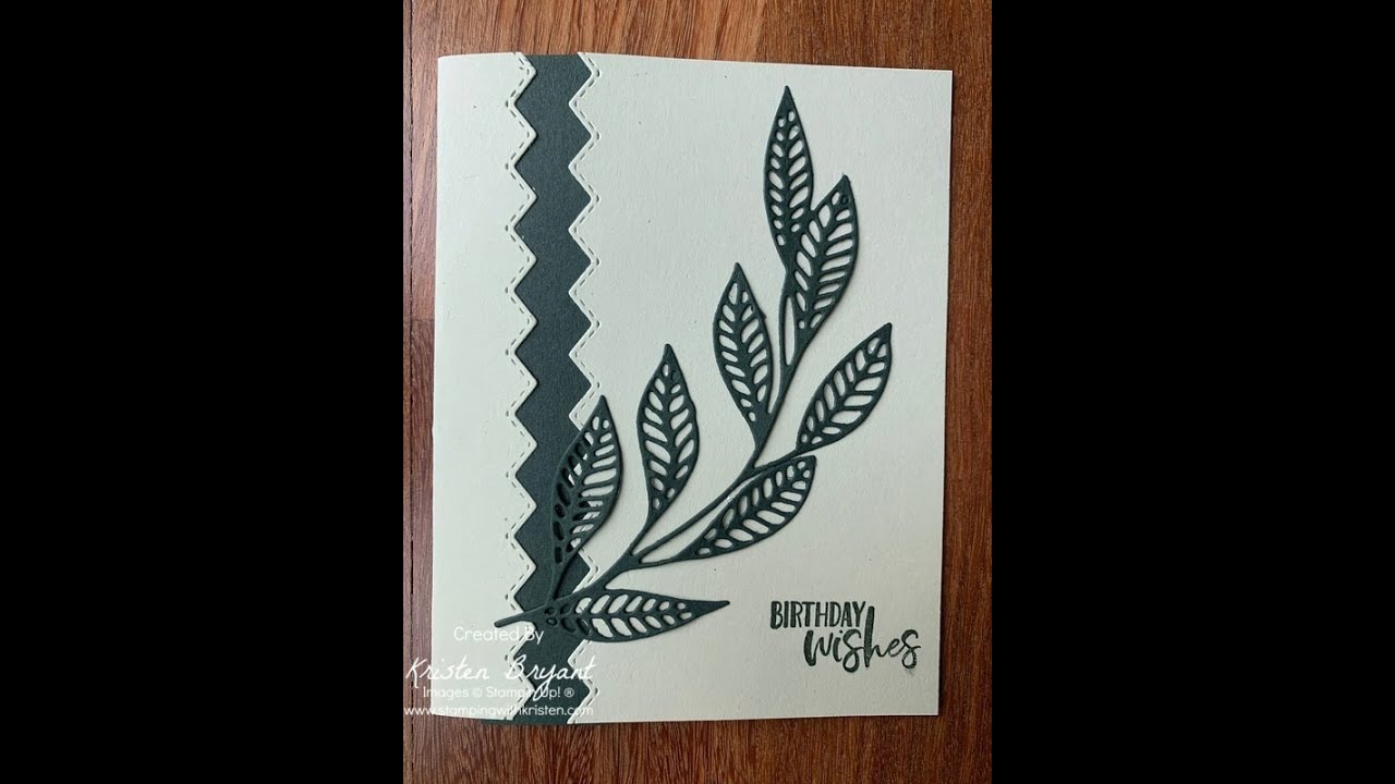 Stampin Up Basic Borders Dies. - YouTube