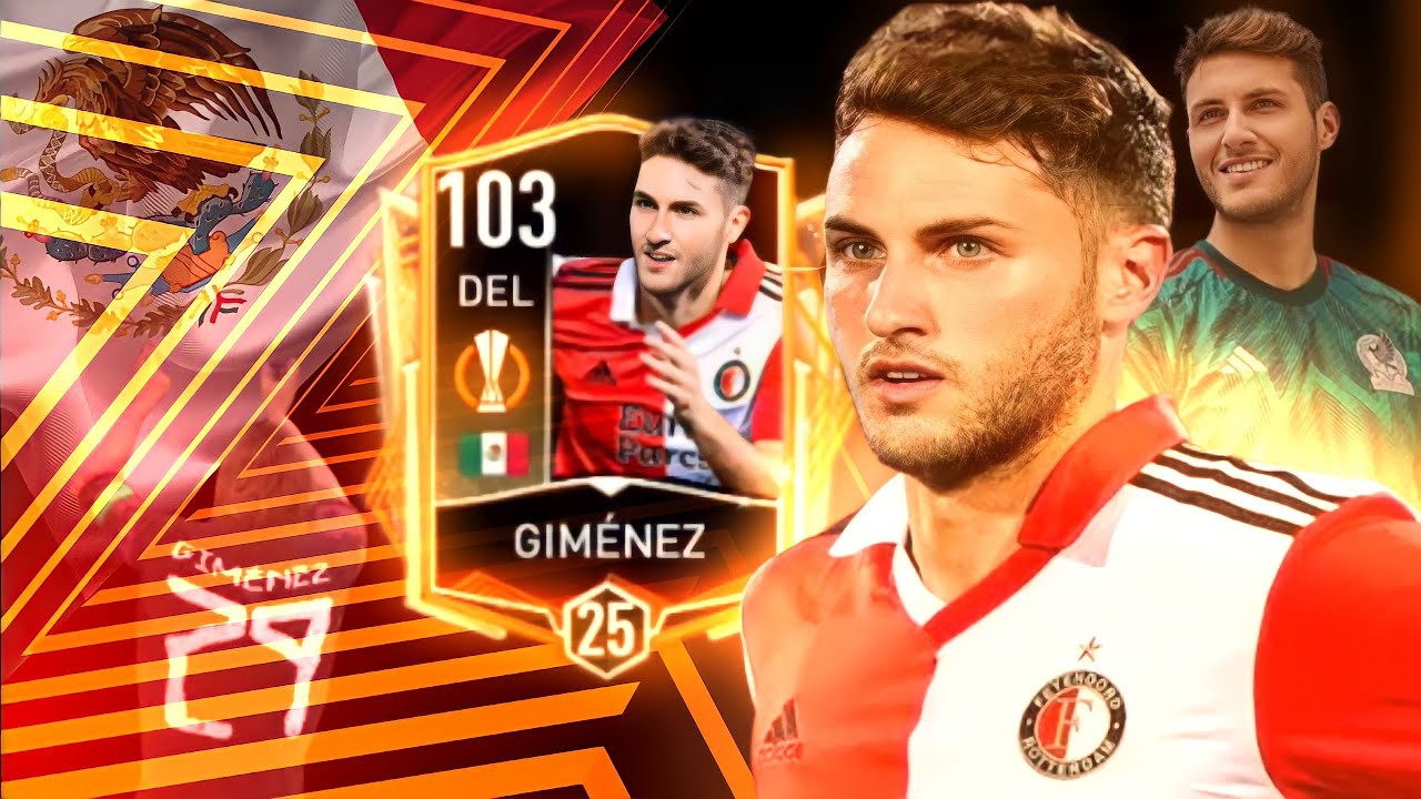 EL "BEBOTE" EN CASA🤩|| Santiago Giménez 103🇲🇽 || FIFA MOBILE - YouTube