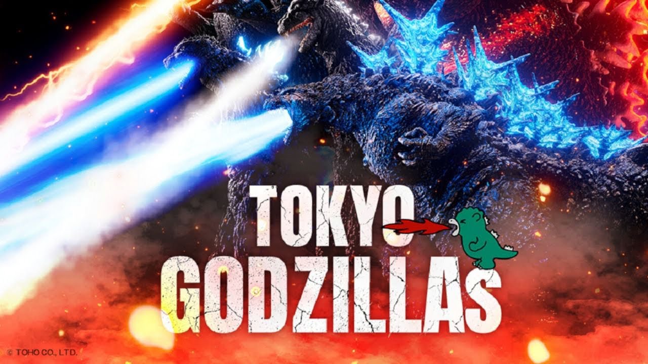 Godzilla over the Tokyo building City Hall - YouTube