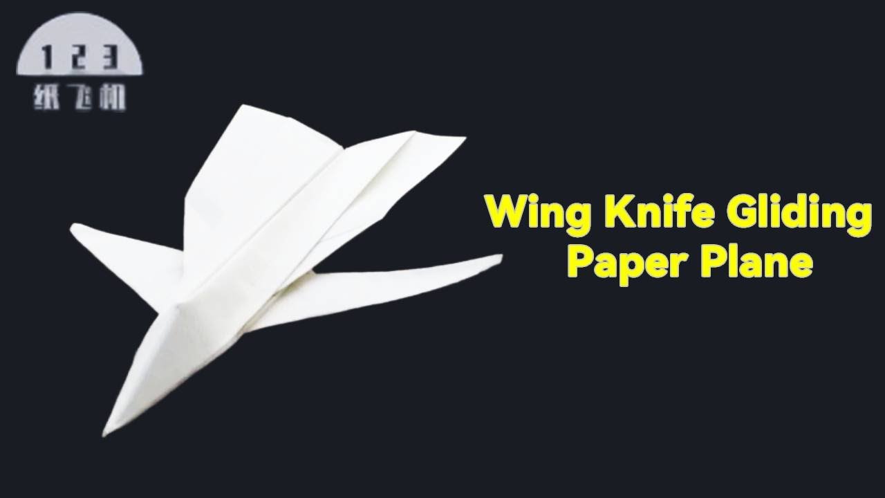 Modified Cole Duck paper airplane, detailed tutorial！ - YouTube