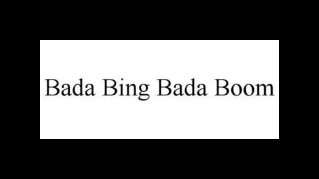 "Bada Bing Bada Boom" By @Kizzi_K - YouTube