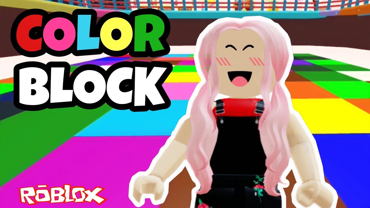 Roblox - DESAFIO PULE NA COR CERTA OU VOCÊ CAI!!!!! 🎨 (Color Block ...