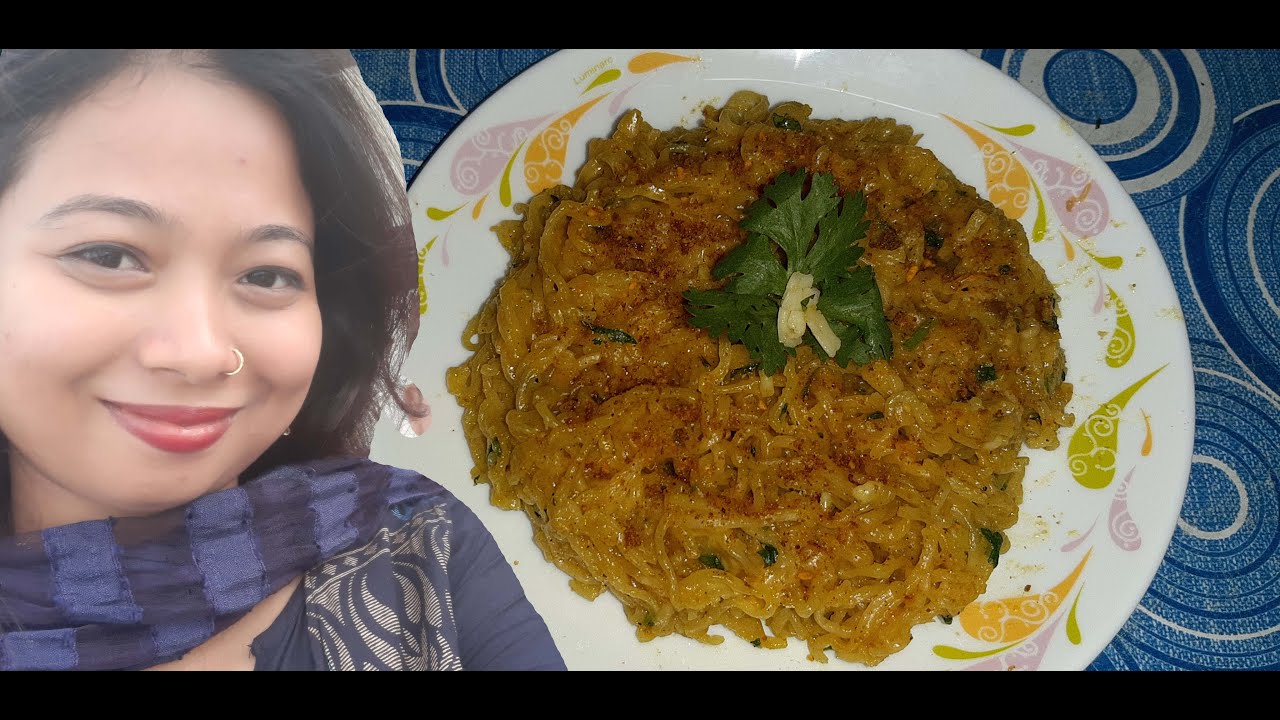 Cheese Garlic Maggi - How to make Maggi Noodles - YouTube