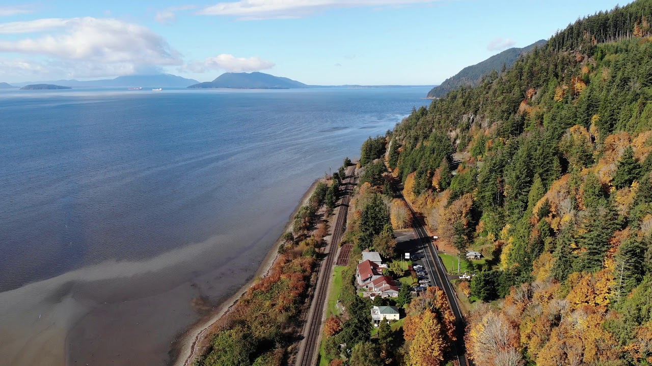 Chuckanut Drive WA, Drone Footage 4K 2020 - YouTube