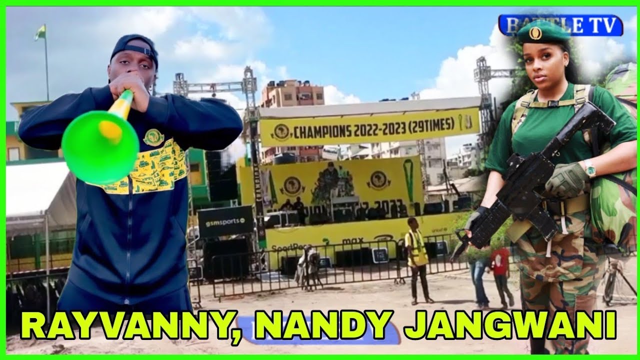 Tazama: RAYVANNY NA NANDY WALIVYO INGIA JANGWANI KUKAGUA JUKWAA/ TAYARI ...