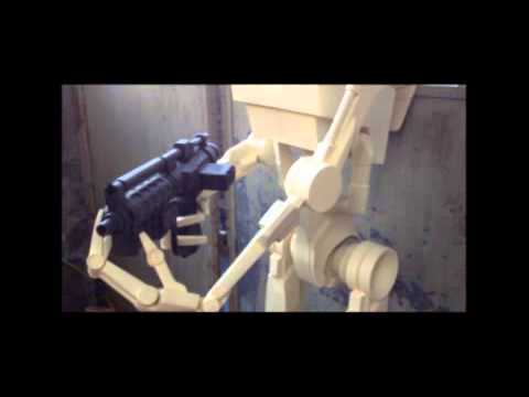 Life size Battle Droid - YouTube