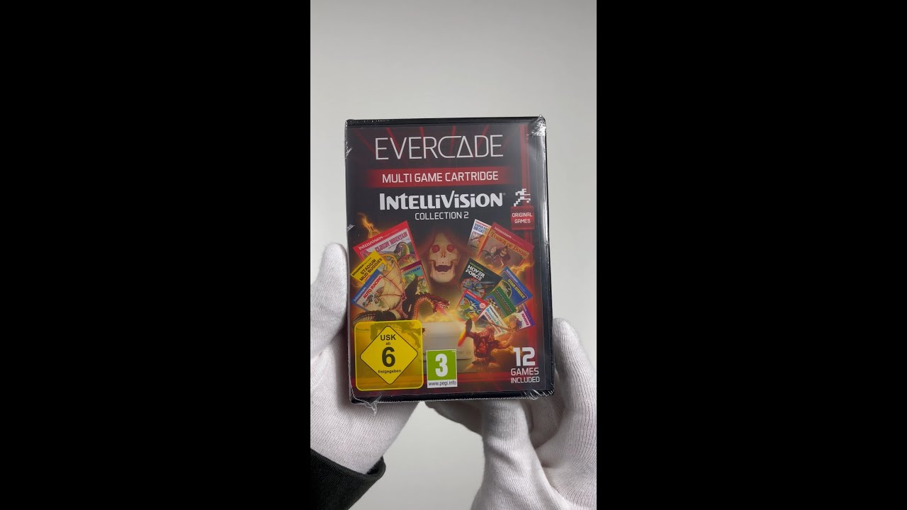 Evercade Cartridge 26 Intellivision Collection 2 ASMR Unboxing - YouTube