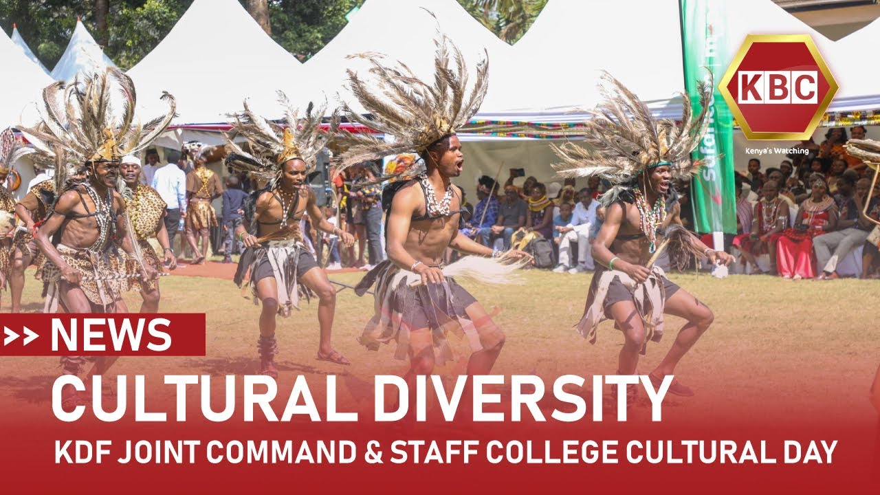 KDF hosts joint command and staff college Cultural Day - YouTube