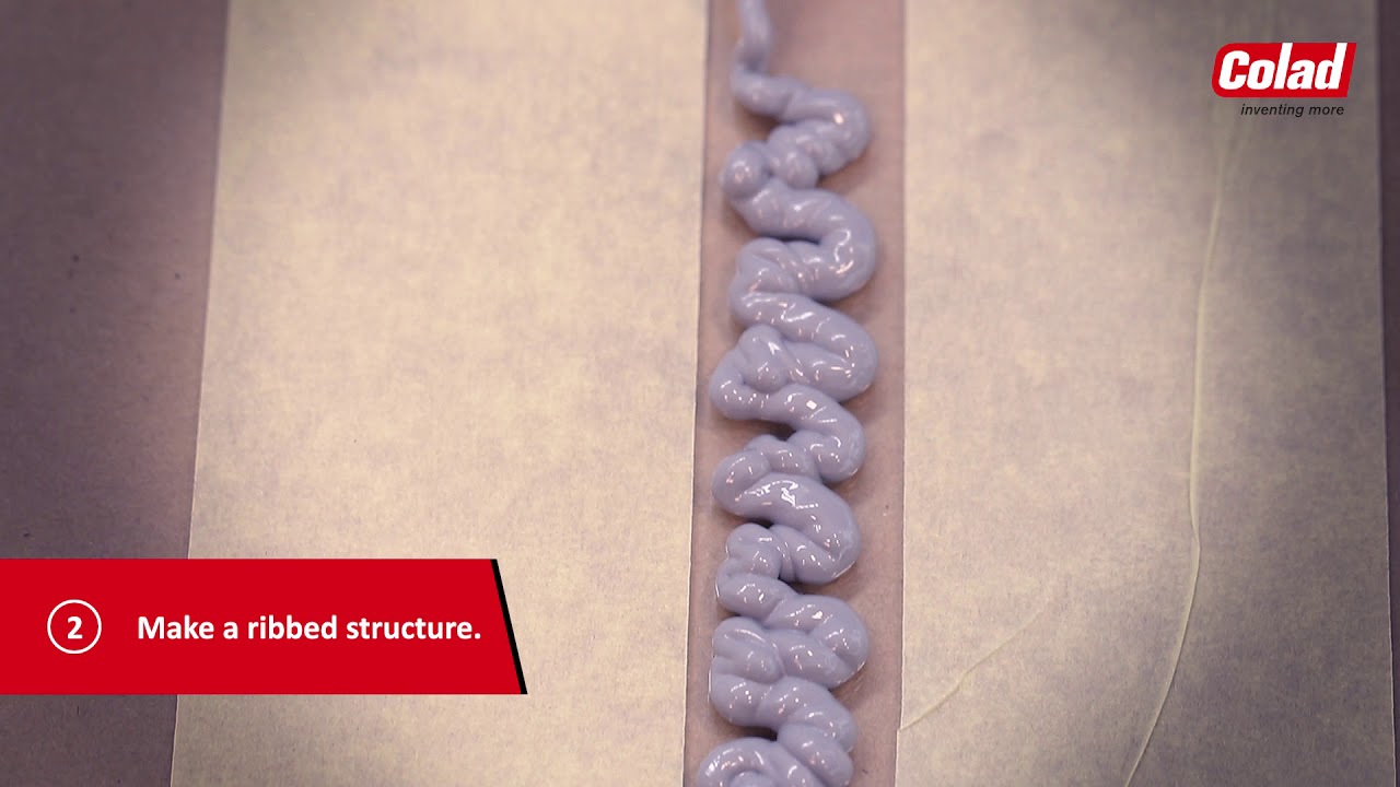 Applying structures with Colad Seam Sealers and Seam Adhesives - YouTube