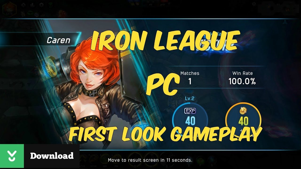 IRON LEAGUE PC GAMEPLAY - First Look - Caren Gameplay - YouTube