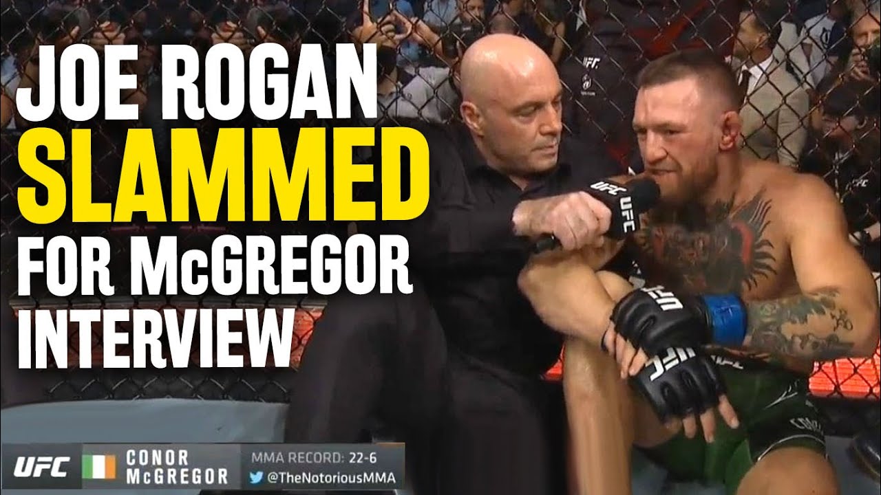 Joe Rogan SLAMMED for Conor McGregor Foot Injury UFC Interview?! - YouTube