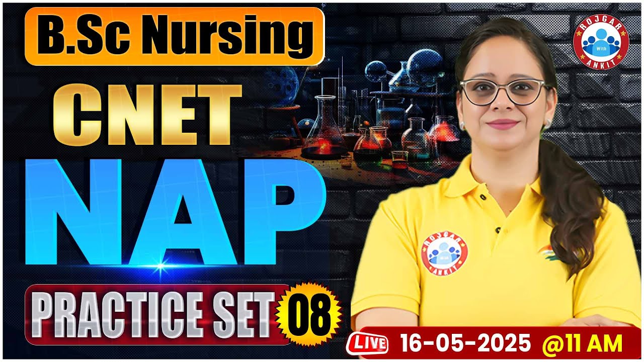 CNET Nursing Aptitude Practice Set #8 | BSc Nursing Entrance Exam 2025 ...