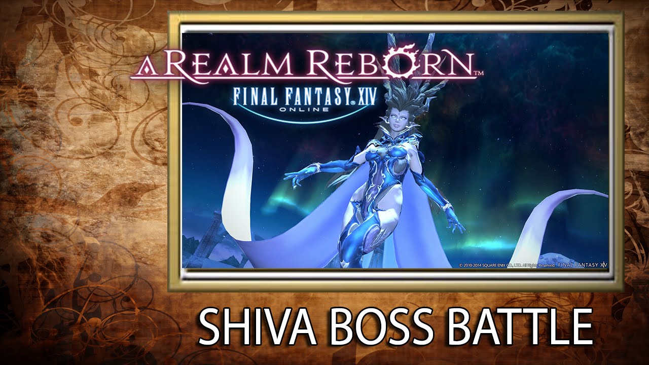 Epic Boss Battle Shiva Hard Mode - Final Fantasy XIV - YouTube