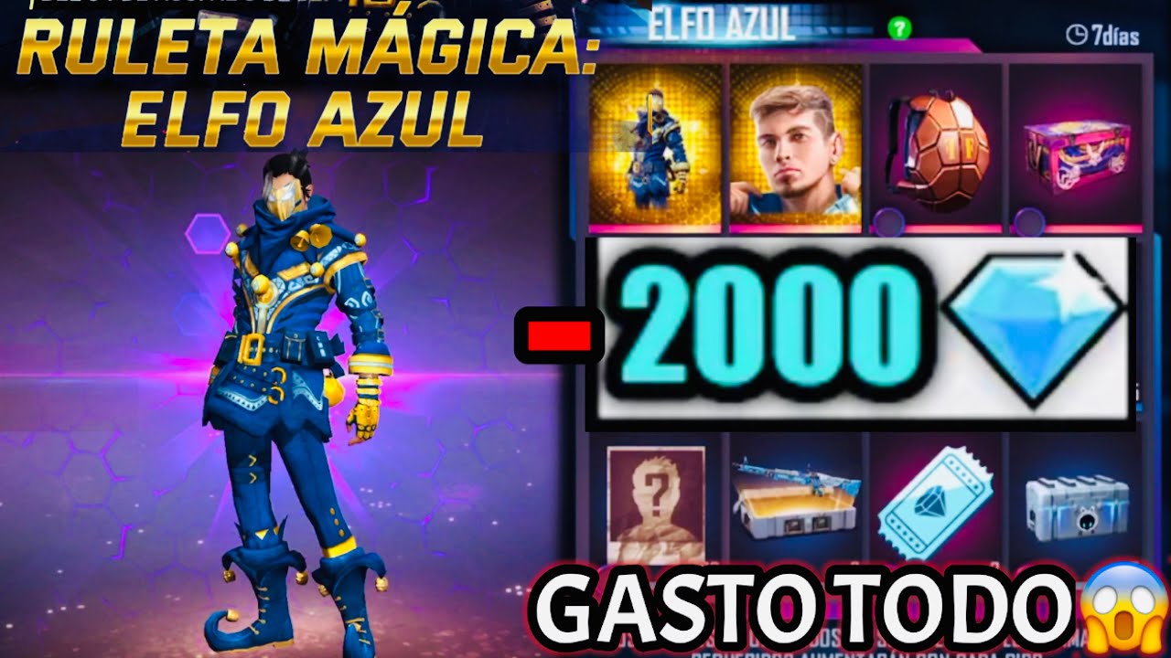 NUEVO EVENTO RULETA MÁGICA ELFO AZUL FREE FIRE 2020.||PeitonYT - YouTube