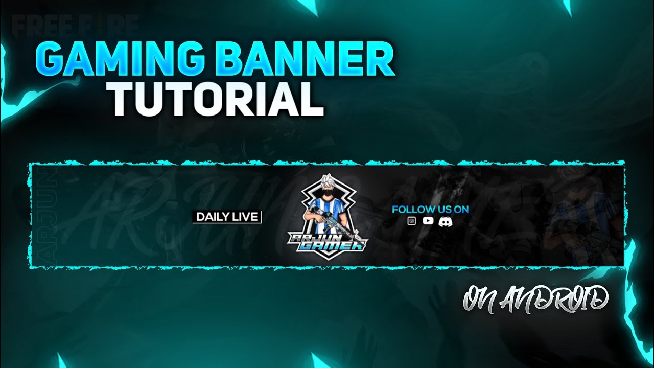 how to make gaming banner on android | banner tutorial | by Prince abhi ...
