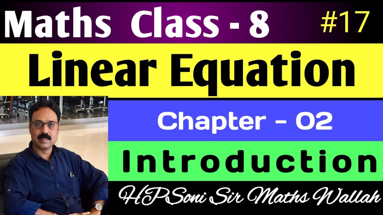 Linear Equation Introduction Linear Equation One Variable Linear linear-equation-introduction-linear-equation-one-variable-linear