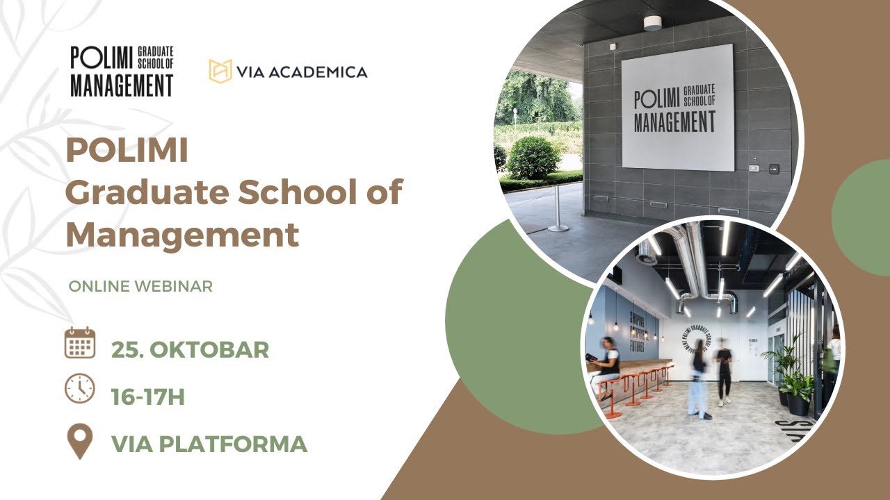 PoliMi Graduate School of Management - Webinar 2023 - YouTube